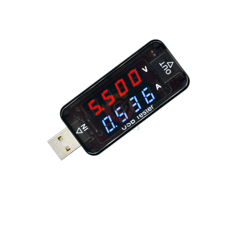 High Precision 4 Bit USB Voltmeter Ammeter LCD Digital Current Voltage ...