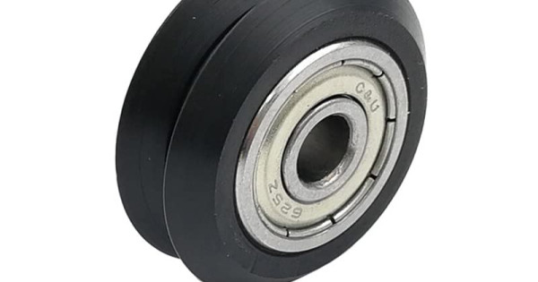 POM V slot model round pulley Outer Dia: 24mm Thickness:11mm Inside Dia ...