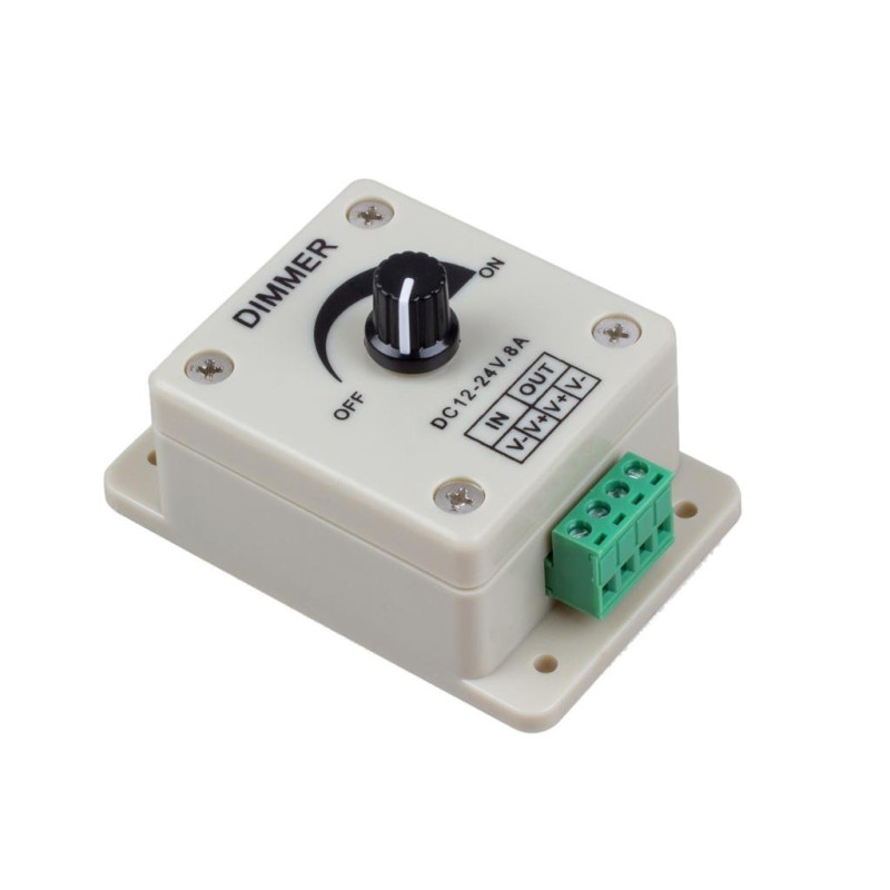 PWM Dimming Controller for LED Lights Ribbon Strip 12-24 Volt 12V - 24V ...